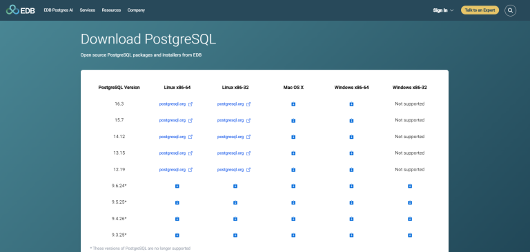 PostgreSQL 環境構築手順 - ワンダフルフライDX支援事業